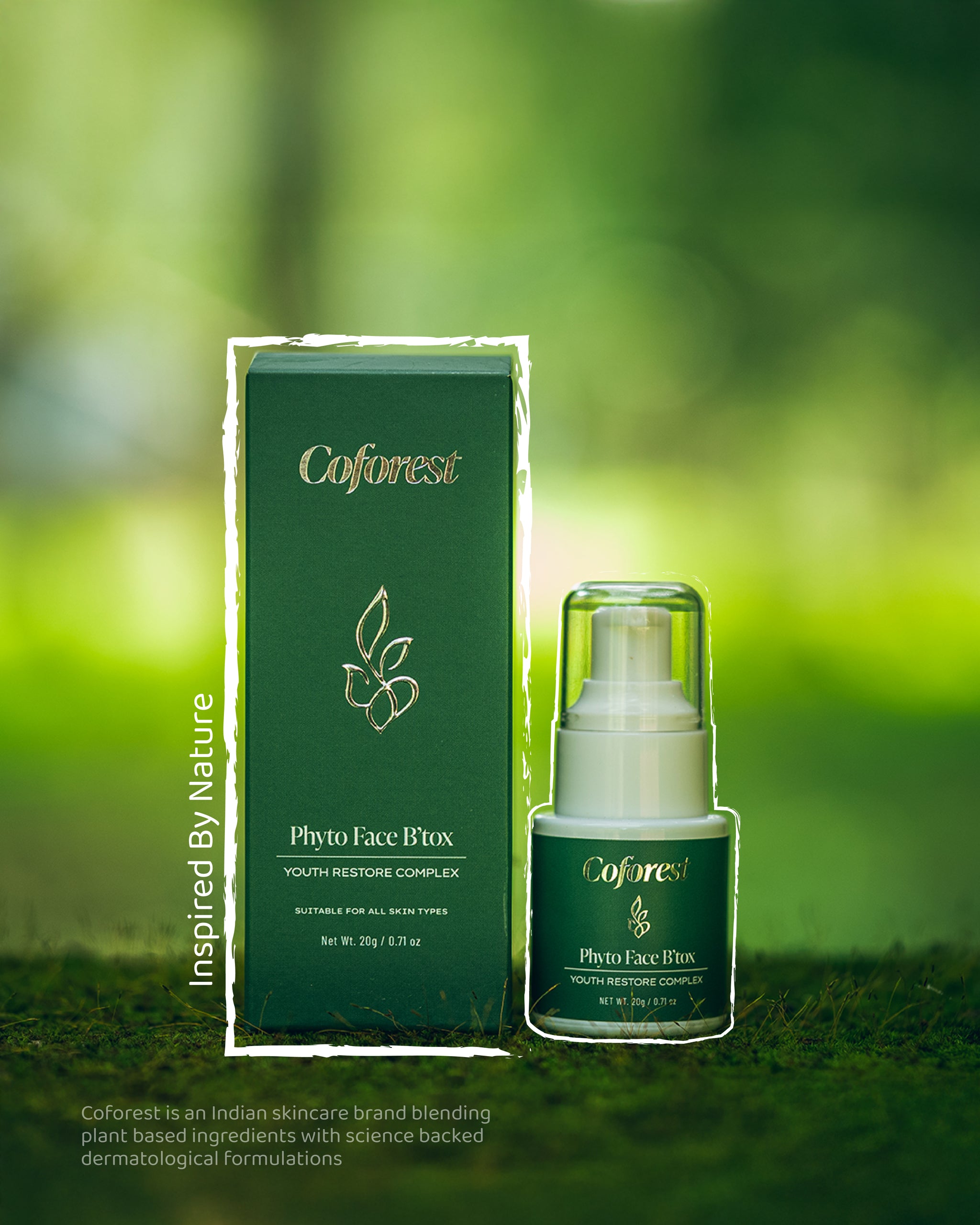 Phyto Face B'tox Serum With Peptides, Niacinamide, Hyaluronic Acid | Y